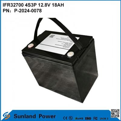 China IFR32700 4S3P 12.8V 18Ah For Solar flood light High Bright LEDS Garden Solar Lights lifepo4 battery for sale