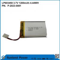China GP603450 Cell For Consumer Electronics And Medical 1200mAh 3.7V  UL & UN38.3 Certified In Stock Customizable for sale