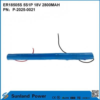China ER18505S 5S1P 18V 2800MAH High-Temperature Resistant High Capacity Battery for sale