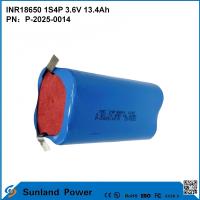 China THE INR18650 1S4P 3.6 V 13.4 AH BATTERY CAN BE USED IN MEDICAL DEVICES POWER DRILLS ELECTRIC SCREWDRIVERS ELECTRIC SAWS LAPTOPS TABLETS WIRELESS EARPHONES SMART DOOR LOCKS, for sale