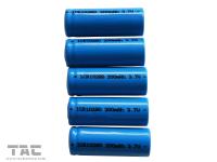 China ICR10280 Lithium Ion Cylindrical Battery 3.7V  200mAh  Long Cycle Life for sale