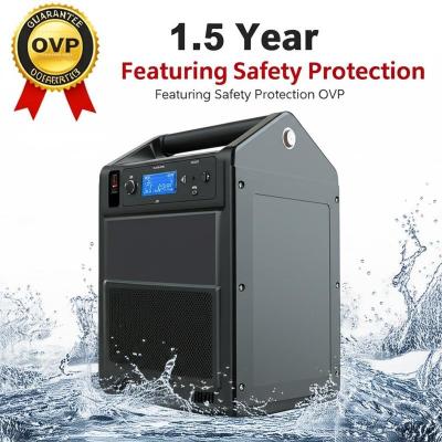China Guarantee 1.5 Year Portable Energy Storage System Featuring Safety Protection OVP Power Station Solar Generator Ideal for Remote Power Supply for sale