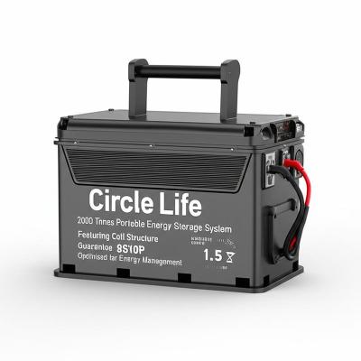 China Circle Life 2000 Times Portable Energy Storage System Featuring Cell Structure 8S10P and Guarantee 1.5 Year Optimized for Energy Management for sale