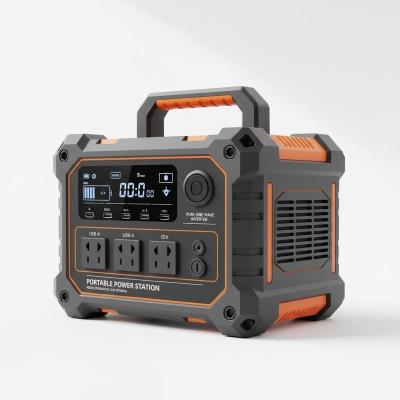 China Portable Energy Storage System with NCM Lithium Ion Battery 12.8V Nominal Voltage and Pure Sine Wave Inverter for sale
