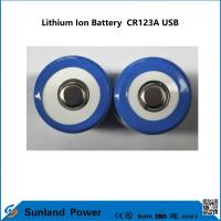 China Lithium Ion Battery  CR123A USB applicable to the production of USB rechargeable lithium-ion batteries. for sale