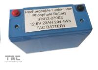 China Blue 12V LiFePO4 Battery Pack 26650 23AH With Housing UL2054 For Solar Lighting for sale