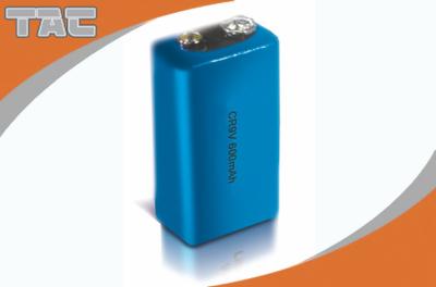 China High Open Circuit Voltage Primary Lithium Li-Mn Battery CR9V 600mAh for sale