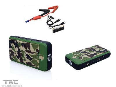 China 12V Polymer Li-ion Battery Portable Car Jump Starter , Car Emergency Power Bank for sale