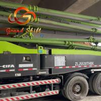 China Zoomlion ZLJ5530THBK 56m Boom Concrete Pump Truck with 180 m³/h Capacity and 13 MPa Pressure for sale