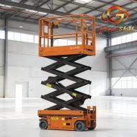 China SSL-06HD Aerial Work Platform Scissor Lift Electric Drive 230kg Payload 7.8m Working Height for sale
