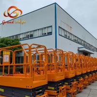 China SSL-06HD Aerial Work Platform Scissor Lift Electric Drive 230kg Payload 7.8m Working Height for sale