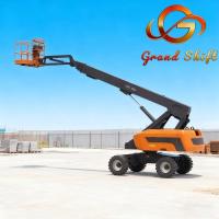China STL-19EJ Telescopic Boom Lift Industrial Aerial Platform 250KG Load Four Wheel Drive for sale
