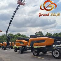 China STL-19EJ Telescopic Boom Lift Industrial Aerial Platform 250KG Load Four Wheel Drive for sale