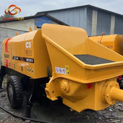 China Used 2023 Sany HBT5013C-5 Trailer-Mounted Concrete Pump with Intelligent Fault Diagnosis for sale