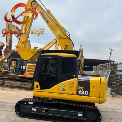 China Used Komatsu PC130 Crawler Hydraulic Excavator with 66KW Power 15000 - 25000 kg Operating Weight for sale