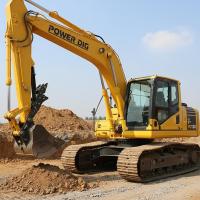 China Used Komatsu PC130 Crawler Hydraulic Excavator with 66KW Power 15000 - 25000 kg Operating Weight for sale
