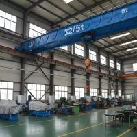 China 32/5t Dual Hoist Single Girder Overhead Bridge Crane A5 Working Class for Industrial Workshops for sale