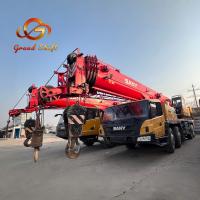 China Used truck crane SANY STC550T5 Advanced Intelligent Safety Systems & Ergonomic Cab for 55-Ton Lifting for sale