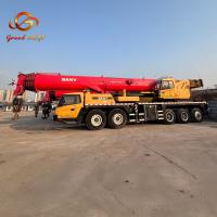 China Used SANY STC1100T Truck Crane for Sale 110 Ton Heavy Lifting Powerhouse 66m Main Boom & 5-Axle G-Class Chassis Price for sale