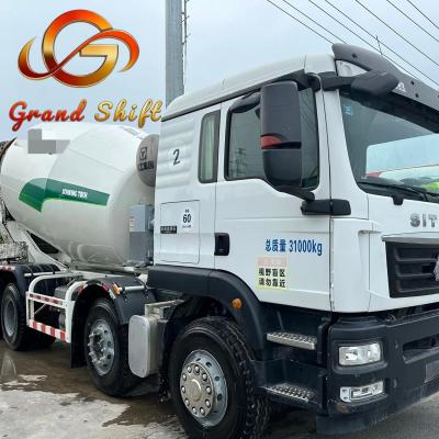 China Sitrak Mixer Truck 10-12m³ Cement Concrete Mixer Sinotruk G5 350 Engine 350 HP Mixer Truck for sale