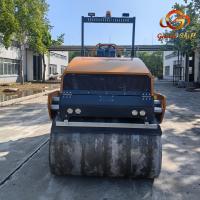 China 33.6KW Power Output Road Roller Vertical Vibration Continuous Operational Stability Double Drum Compactor for sale