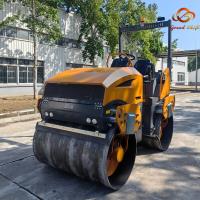 China 33.6KW Power Output Road Roller Vertical Vibration Continuous Operational Stability Double Drum Compactor for sale