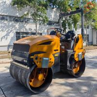 China 33.6KW Power Output Road Roller Vertical Vibration Continuous Operational Stability Double Drum Compactor for sale