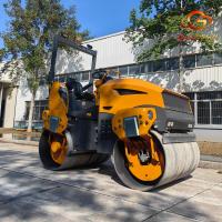 China 33.6KW Power Output Road Roller Vertical Vibration Continuous Operational Stability Double Drum Compactor for sale