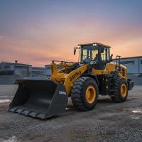China Four Wheel Wheel Loader with 5000kg Rated Load and Advanced Hydraulic System for sale