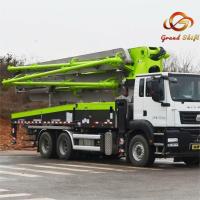 China Used Zoomlion ZLK24X42 56m Boom Concrete Pump Truck Conveying Capacity for sale