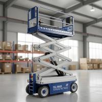 China SSL-06HD Aerial Work Platform Scissor Lift Electric Drive 230kg Payload 7.8m Working Height for sale