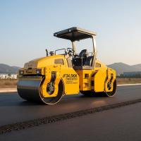 China Road Roller 34.5KW Power Output Continuous Operational Stability Vertical Vibration Double Drum Compactor for sale