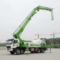 China Zoomlion ZLJ5530THBK 56m Boom Concrete Pump Truck with 180 m³/h Capacity and 13 MPa Pressure for sale