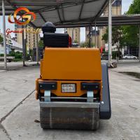 China Compact Walk Behind Road Roller Double Drum Vibratory Road Roller SVH60M fficient Asphalt for sale