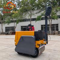 China Compact Walk Behind Road Roller Double Drum Vibratory Road Roller SVH60M fficient Asphalt for sale
