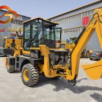 China ZY25-18 Compact Backhoe Loader With 45kW Diesel Engine 4×4 Wheel Drive for sale