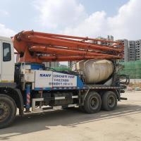 China Used Sany Concrete Pump Truck with 180m³/h Conveying Capacity for Large-Scale Construction for sale