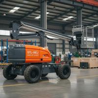 China STL-19EJ Telescopic Boom Lift Industrial Aerial Platform 250KG Load Four Wheel Drive for sale