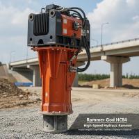 China HC84 High Speed Hydraulic Rammer Impact Energy for Large Public Facilities & Highway Foundations for sale