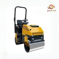 China LX-1TR Diesel Walk Behind Double Drum Road Roller 5KN Exciting Force 65Hz for Construction for sale