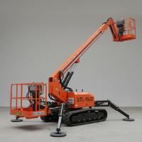 China STL-19JC Crawler Belt Drive Telescopic Boom Lift Aerial Work Platform 250KG Standard Load for sale