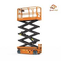China SSL-08HD Electric Drive Scissor Lift Aerial Work Platform 0m Working Height and 230kg Payload for sale