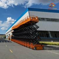 China SSL-05DC Aerial Work Platform Scissor Lift 240kg Payload 6.5m Working Height Electric Drive for sale