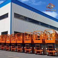 China SSL-05DC Aerial Work Platform Scissor Lift 240kg Payload 6.5m Working Height Electric Drive for sale