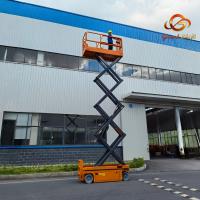 China SSL-08HD Electric Drive Scissor Lift Aerial Work Platform 0m Working Height and 230kg Payload for sale