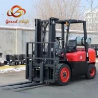 China New 3 Ton Forklift with Nissan K25 Engine and Dual Fuel System for Industrial Material Handling for sale