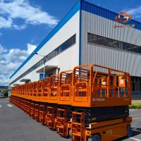 China Collision Avoiding Design SSL-10HD Scissor Lift Aerial Work Platform 360kg Payload Electric Drive for sale