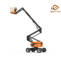 China SAL-18EJ Articulating Boom Lift Aerial Work Platform 250 KG Standard Load Electric Power Middle Lifting Boom for sale