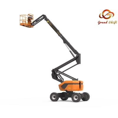 China SAL-18EJ Articulating Boom Lift Aerial Work Platform 250 KG Standard Load Electric Power Middle Lifting Boom for sale