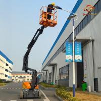 China SAL-12EJ Articulating Boom Lift Aerial Work Platform 215 KG Standard Load Electric Drive Smart Design for sale